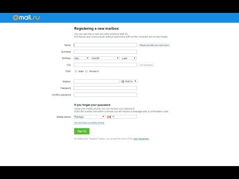How to create mail ru account without phone number part 1