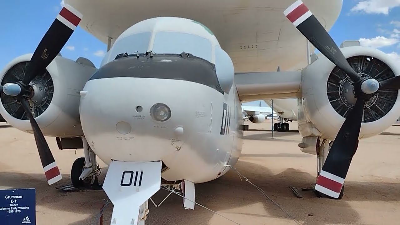 E-1B Tracer Walk-Around at Pima Air Museum.