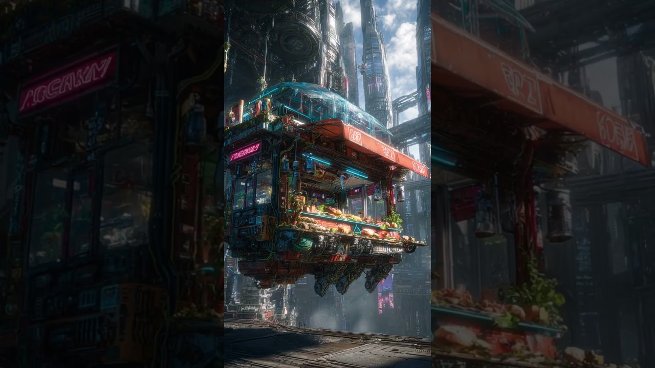 Star City: ELEVEN - Sky Traffic #futurecity #hovercar #psytrance