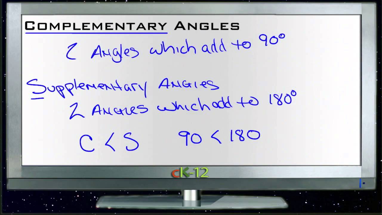 Complementary Angles: Lesson (Basic Geometry Concepts)