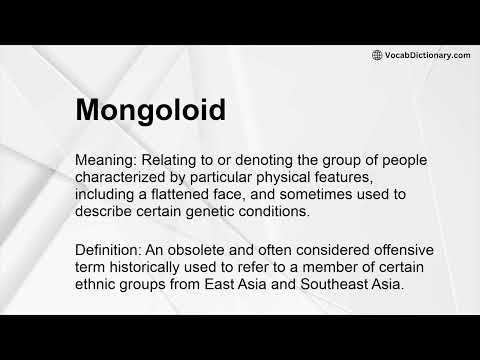Mongoloid Meaning