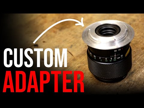 Making Custom Camera Gear | Lens Adapter - M42 to EF/EFS (Behind the scenes of making a Video)