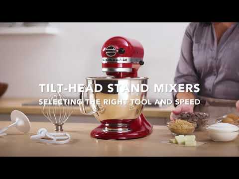 KitchenAid® Artisan® Series Tilt-Head Stand Mixer: Selecting the Right Speed