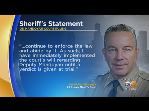 Caren Mandoyan, LA Deputy Rehired By Villanueva, Ordered To Give Up Badge, Gun
