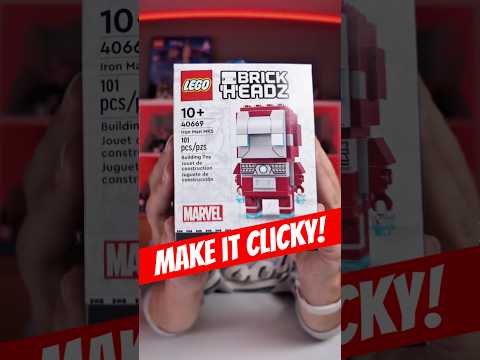 LEGO Iron Man MK5 BrickHeadz! #lego #ironman #brickheadz #marvel