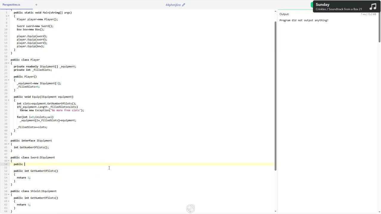(VOD) Introduction to Programming: 3.8- Multiple interfaces and how types are relative