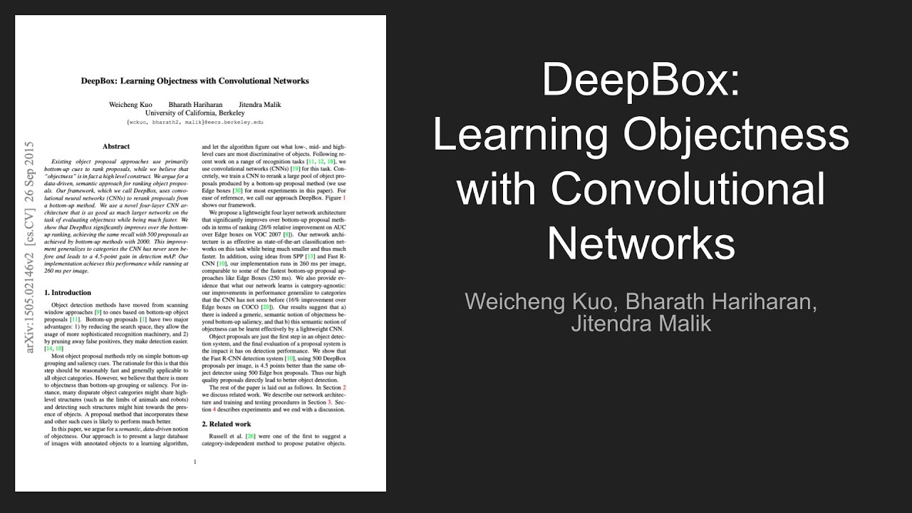 DeepBox: Learning Objectness with Convolutional Networks