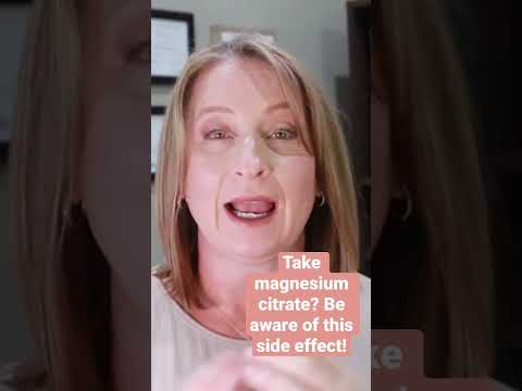 Magnesium citrate side effect you need to know about