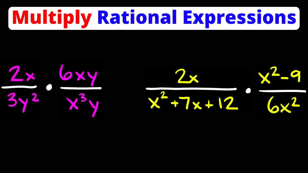 Multiplying Rational Expressions | Factor and Simplify | Eat Pi