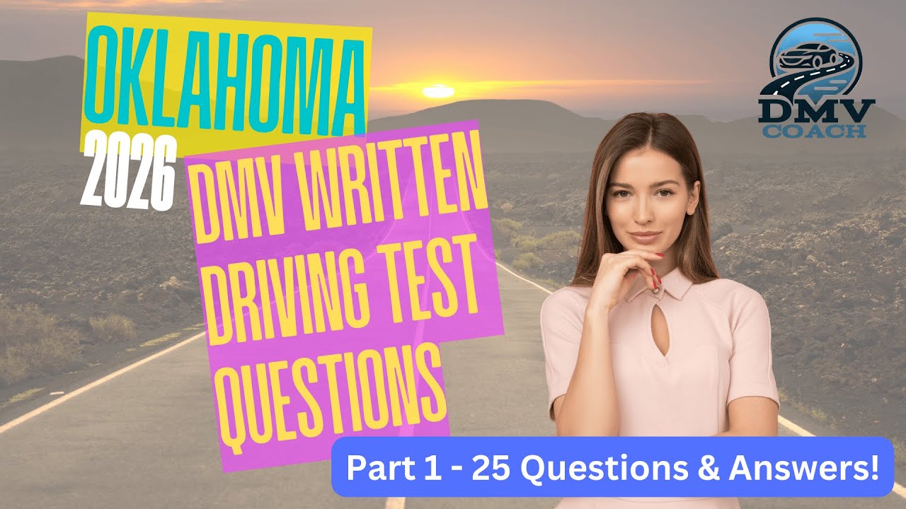 2026 Oklahoma DMV Written Driving Permit Test Study Guide - Part 1