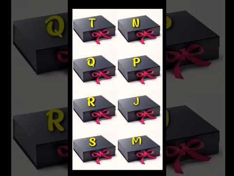 ||CHOOSE ONE LETTER GIFT BOX ????????????||#SHORTS#YTSHORTS#TENDING#VIRAL@artqueen.x
