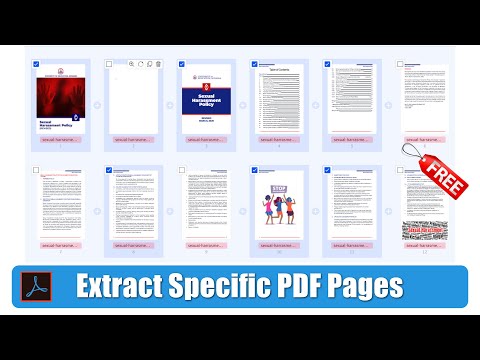 Extract Specific PDF Pages FAST with Adobe Reader!