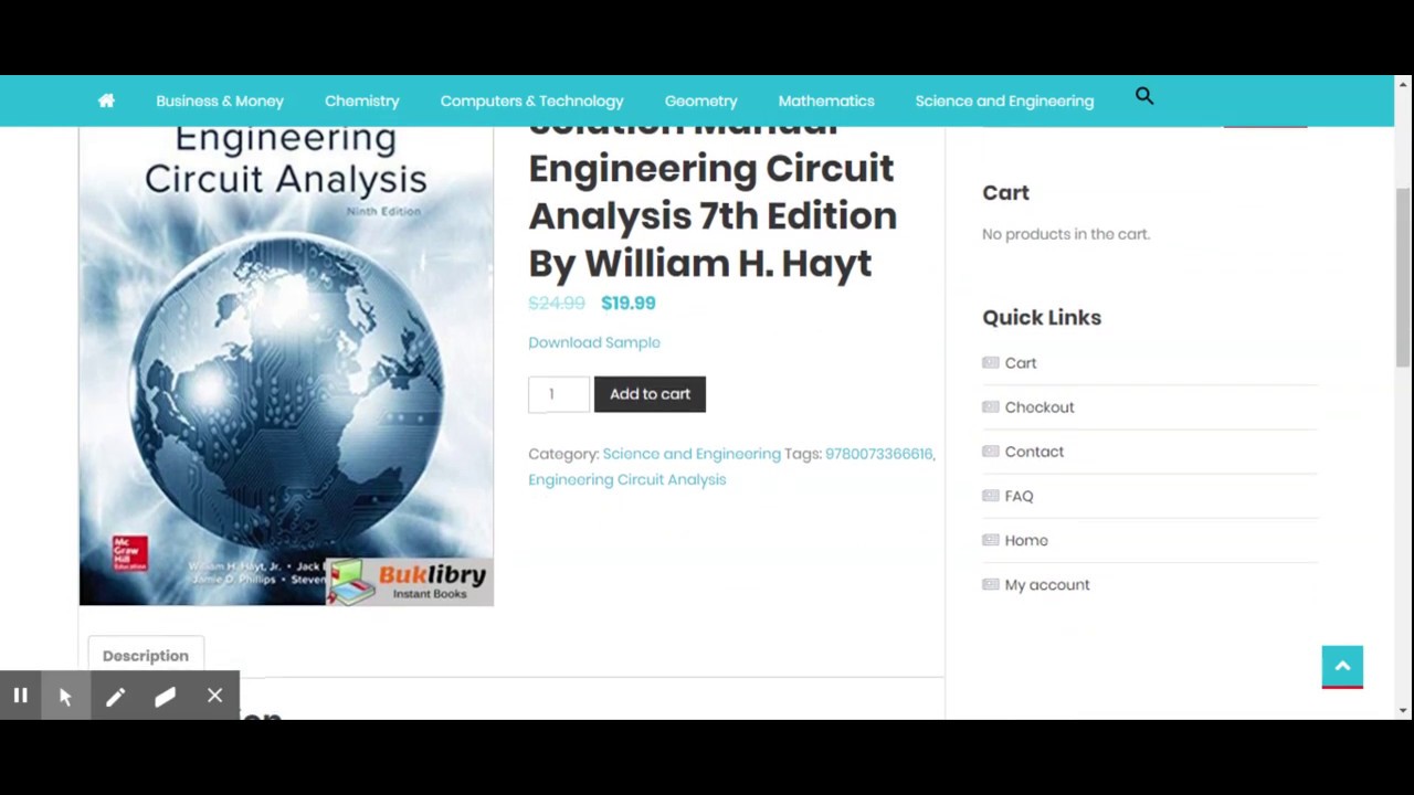 [PDF] Solutions Manual for Circuit Analysis by William H. Hayt 7th Edition