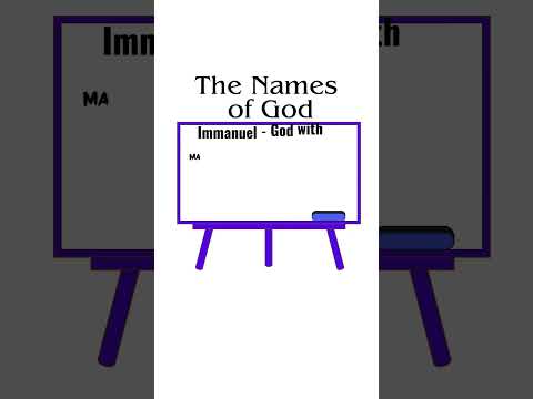 El Shaddai, Immanuel, Jehovah Jireh - The meaning of God's names #NamesofGod