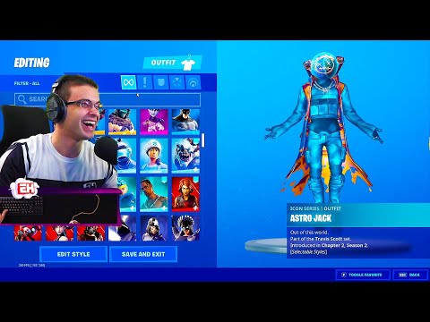 Nick Eh 30 Unlocks TRAVIS SCOTT SKIN Early! (Gameplay) Fortnite Event