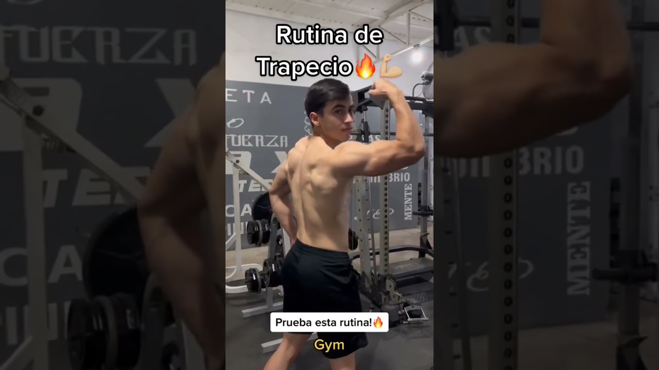 Rutina de trapecio 🔥 #gym  #rutinagym  #trapecio  #fitness  #gymtips