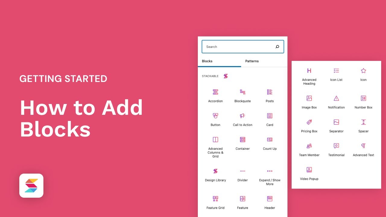 How to Add Stackable Blocks