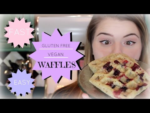 FAST AND EASY Gluten-free/Vegan Waffles!!!