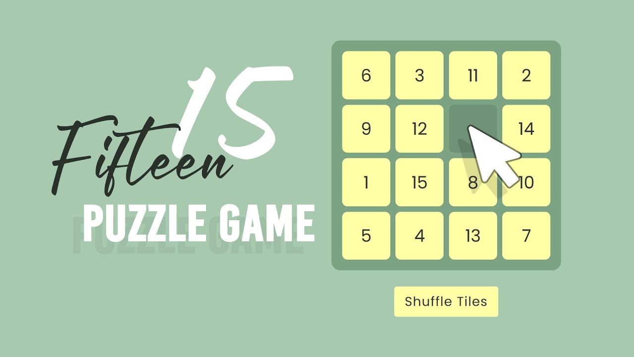 Fifteen Puzzle Game | Javascript