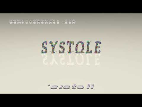 systole - pronunciation + Examples in sentences and phrases