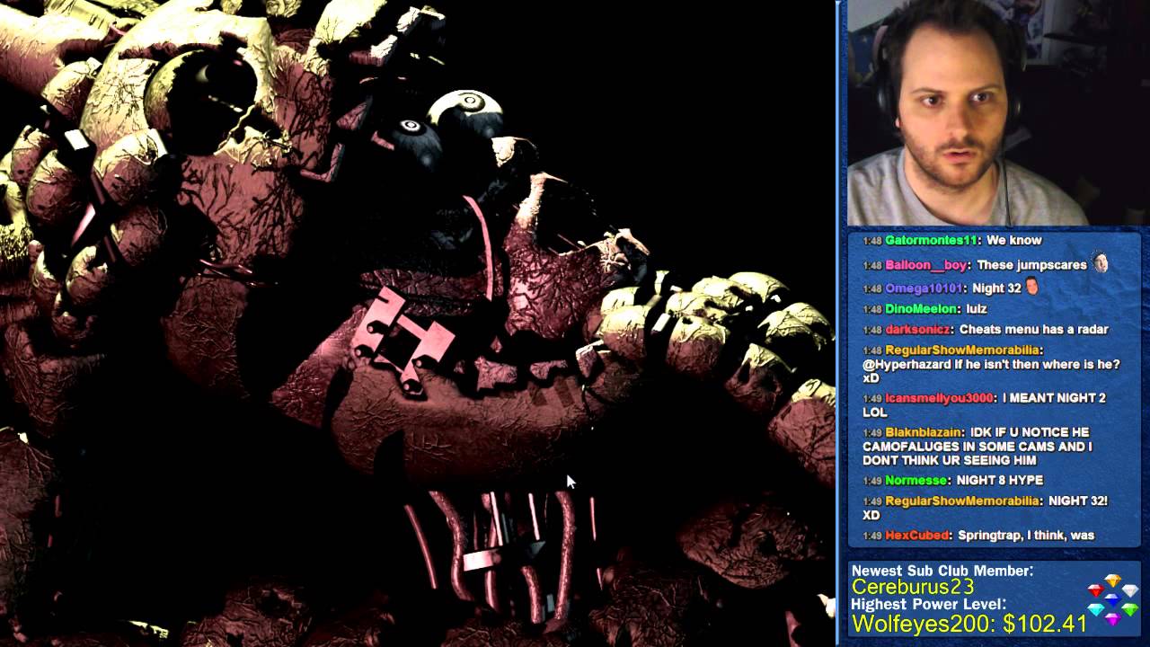 Spring Trap Death Screen Easter Egg - Five Nights at Freddy's 3