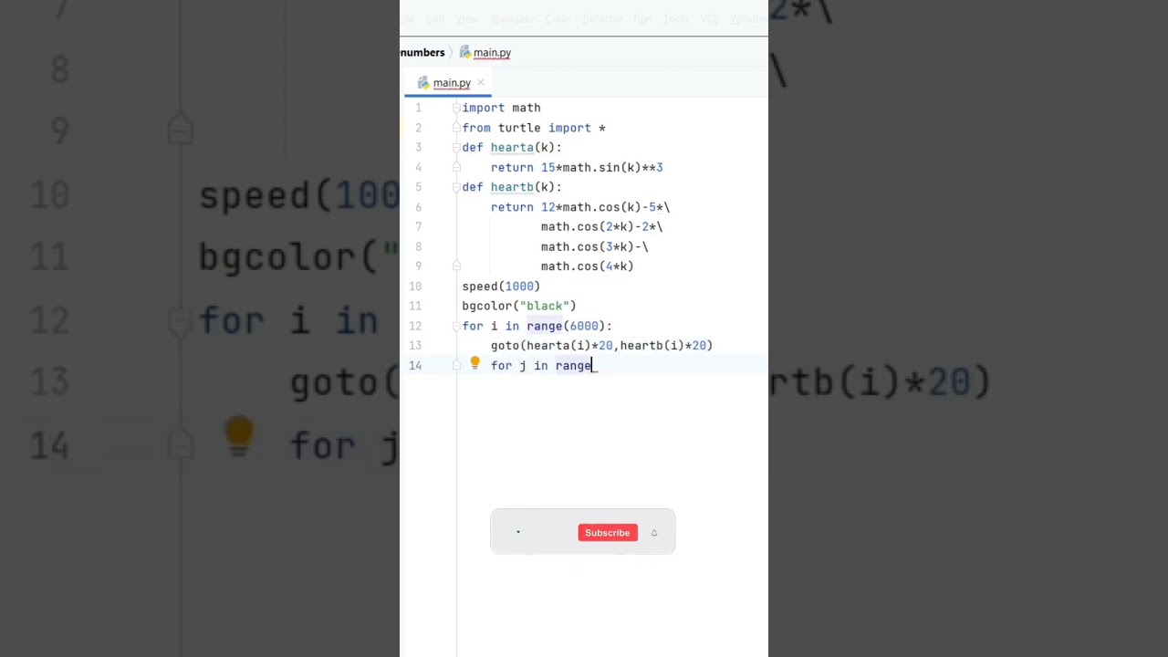 Heart Shape Pattern Turtle Graphics Design using Python 🤔 #coding #python #turtle programming #code#