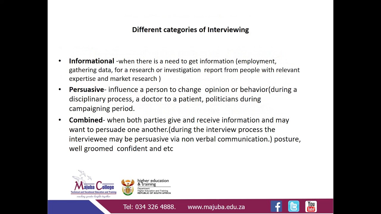 Management Communication N4 (Interviewing) - Mrs.T. V. Dlamini