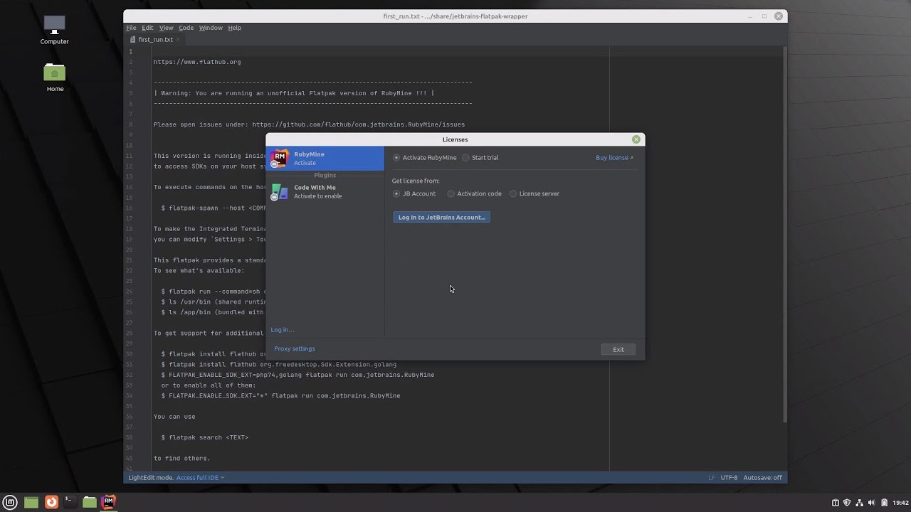 How to install RubyMine on Linux Mint 21