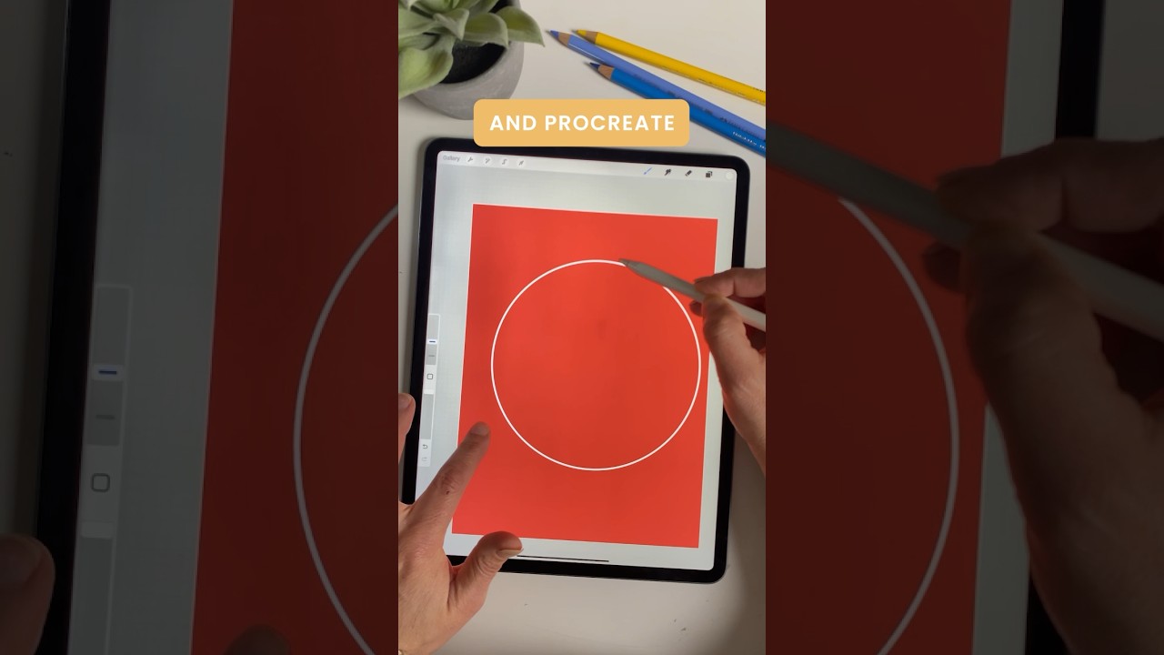 How to use QUICKSHAPES in PROCREATE #procreate #procreatetutorial