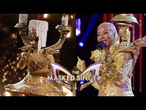 The Masked Singer - keyshia cole / Candelabra - All Performances and Reveal