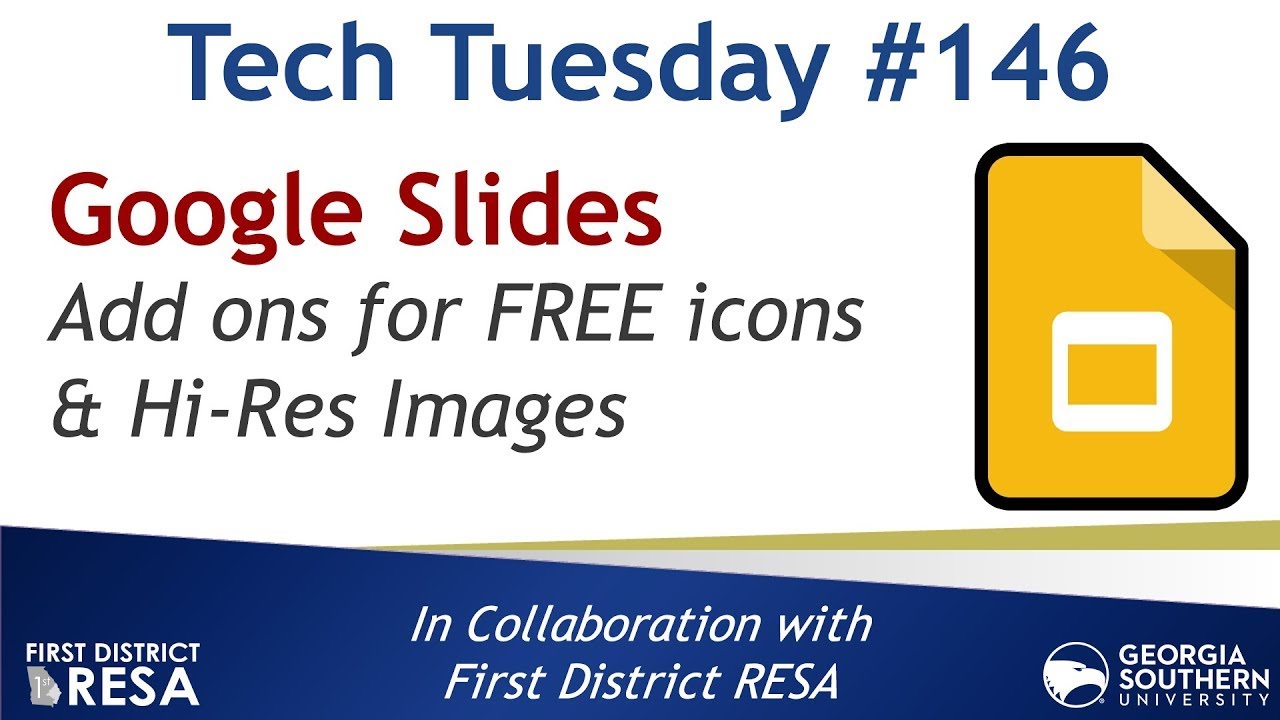 Tech Tuesday #146: Free Icons and Images for Google Slides