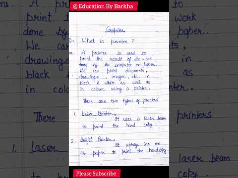 what is printer #computer