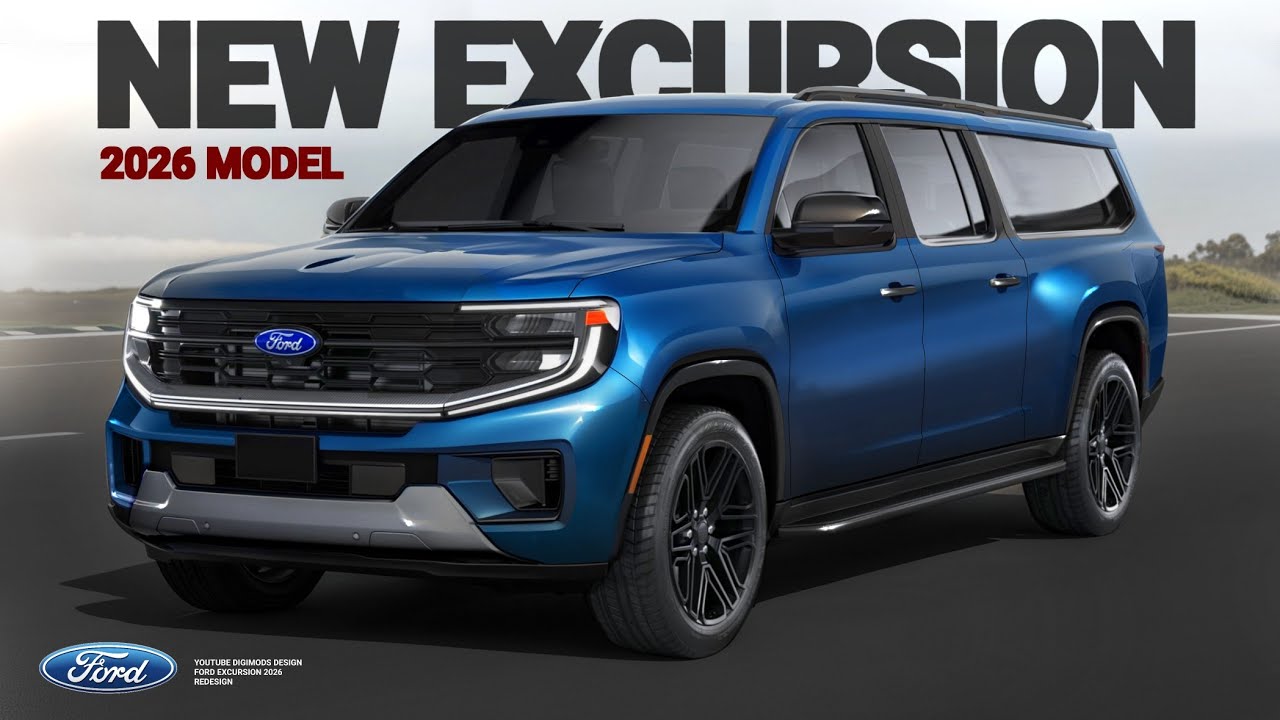 2026 Ford Excursion Virtually Comes Back to Life and Seeks Escalade ESV ...