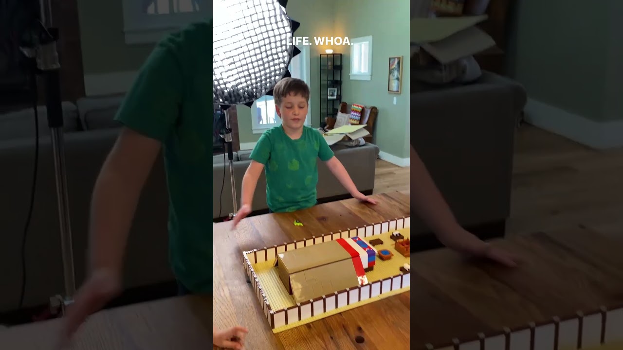 Kid Reacts to Bible Bricks: 