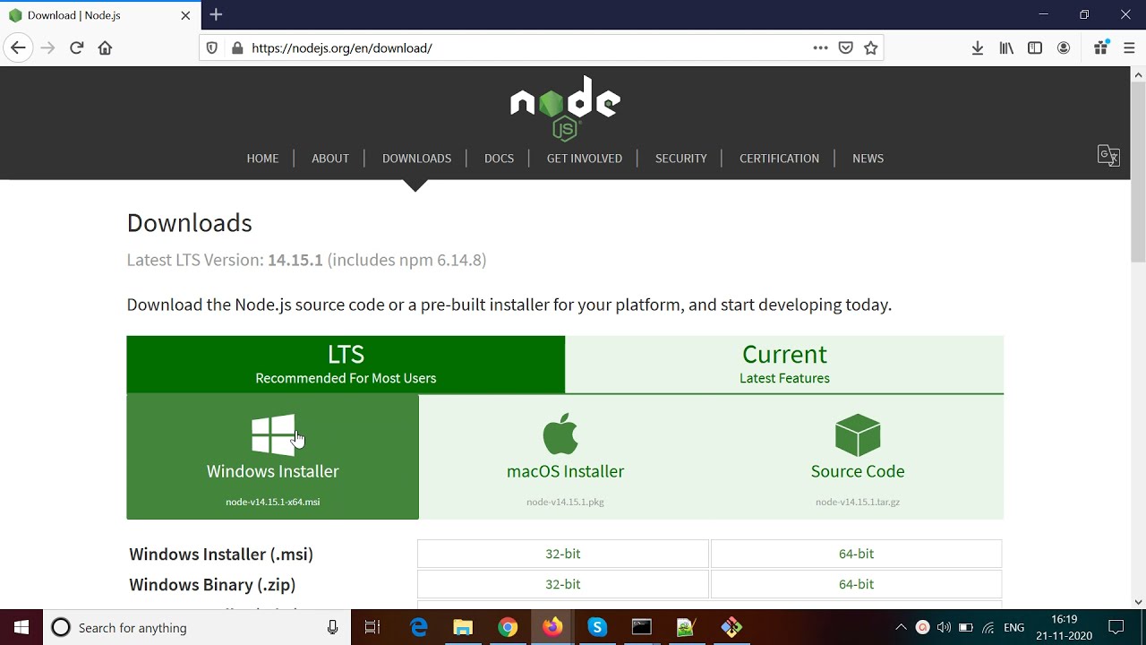 WebdriverIO - Jasmine - Install NodeJs & Vs Code - Tutorial 1
