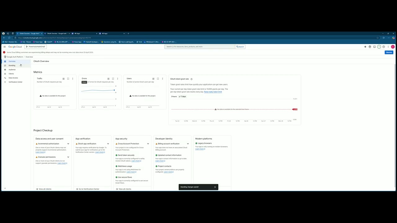 Google Cloud App Verification Video