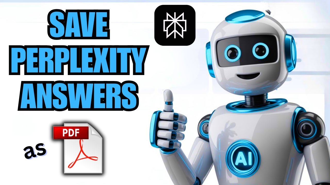 Perplexity Ai : Save Perplexity Answers as PDF