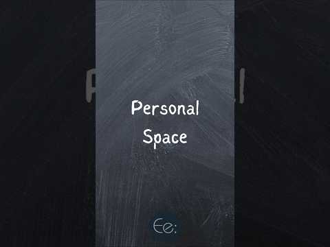 Personal Space 🚧😅 What Does It Mean? #english #explained #phrases #expression #meaning #esl #tips