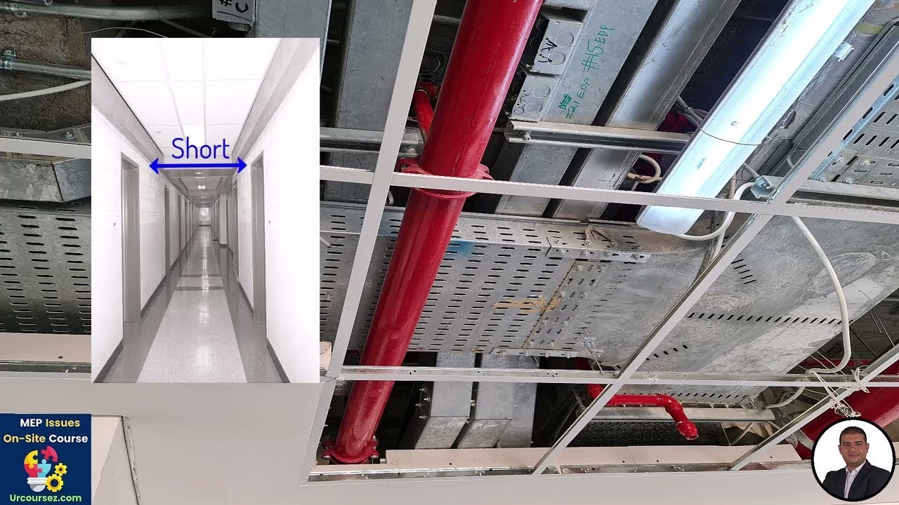 MEP Services above the False Ceiling