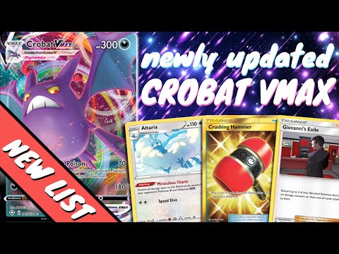 Updated Crobat VMAX Deck List | Pokemon TCG TEU - SHF