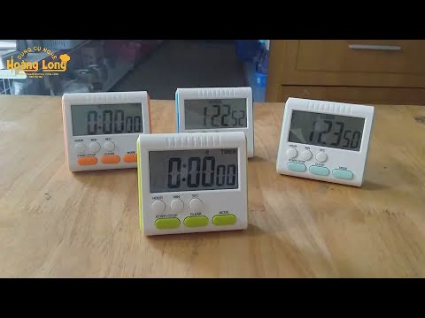 Đồng Hồ Hẹn Giờ Điện Tử Với Màn Hình LCD Digital Cooking Kitchen Countdown Timer