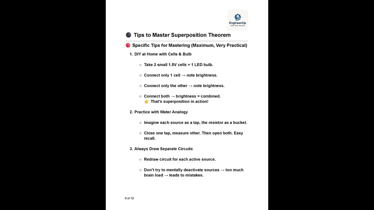 12 - Tips for Master Superposition Theorem
