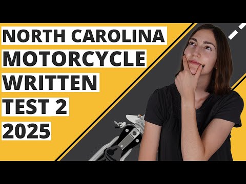 North Carolina DMV Motorcycle Written Test 2 2025 (60 Questions with Explained Answers)
