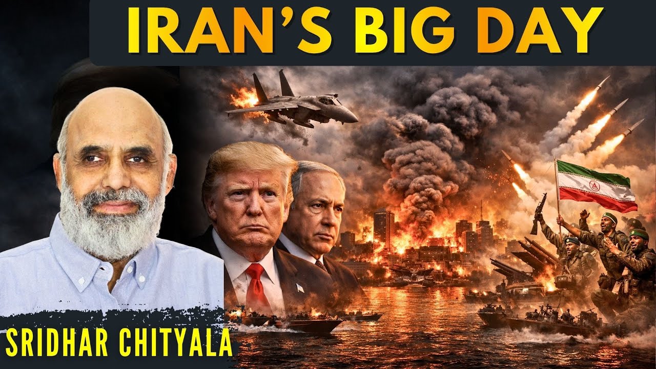 Iran War Day 35: Iran Turns the Tables - How Will the US & Israel Hit Back? • Sridhar Chityala