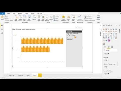 Power Bi custom visual Infographic Designer