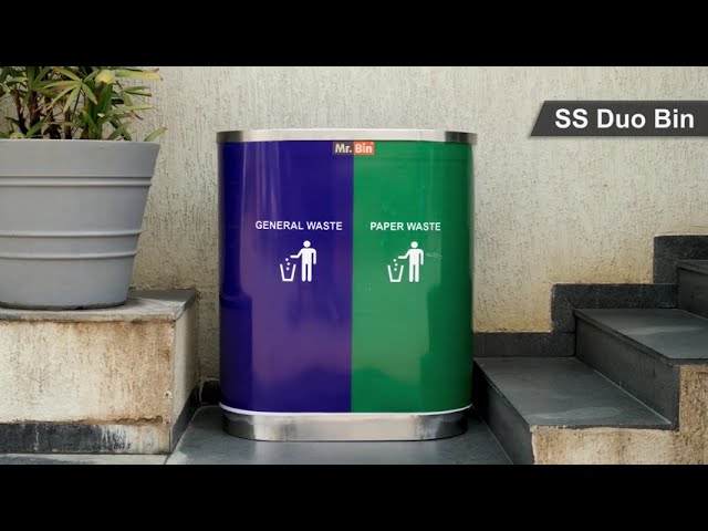 SS Duo Bin - Stainless Steel Duo Dustbin Manufacturer from Ahmedabad