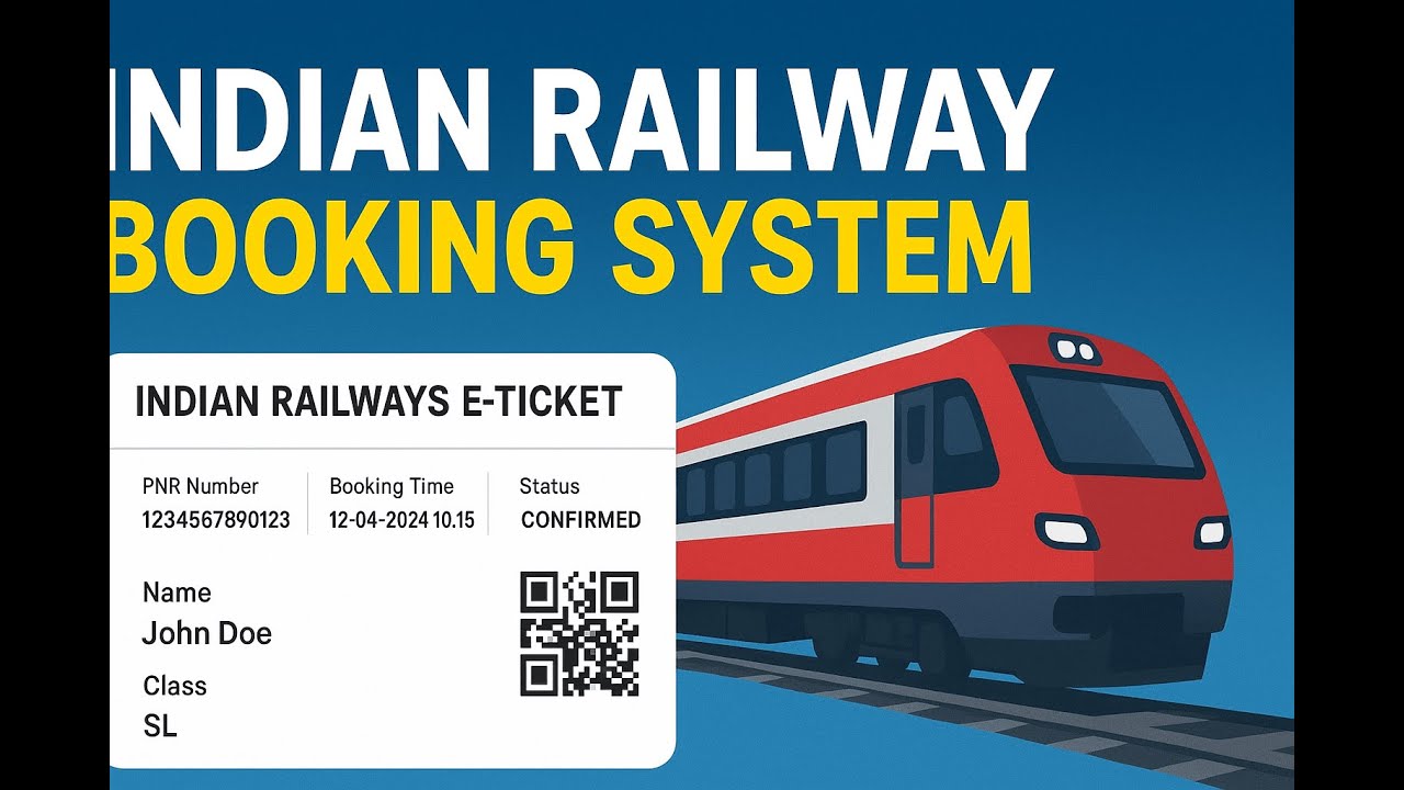 Indian Railway Booking System using Python