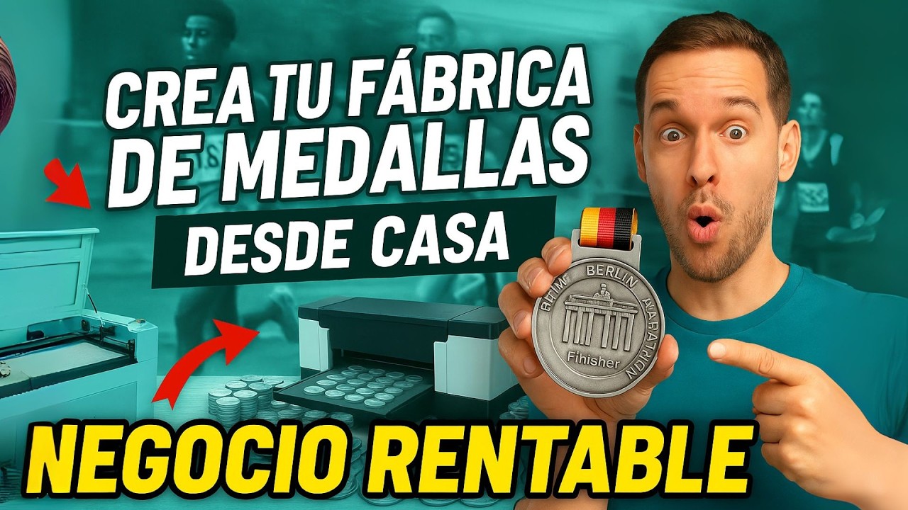 🚀 Create your own sports medal factory and earn money from home (with these machines from China)
