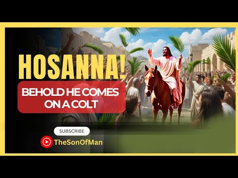HOSANNA! Behold, He comes on a Colt. #gospel #truth #easter #palmsunday