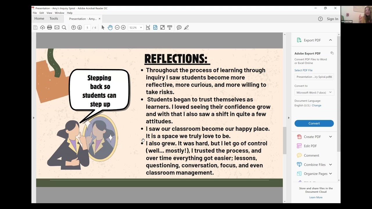 Collaborative Inquiry Teacher Spotlight